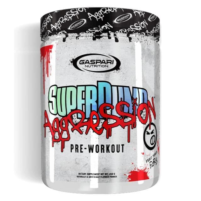 SUPER PUMP AGGRESSION GASPARI NUTRITION 450G 25 SERV VILLADA