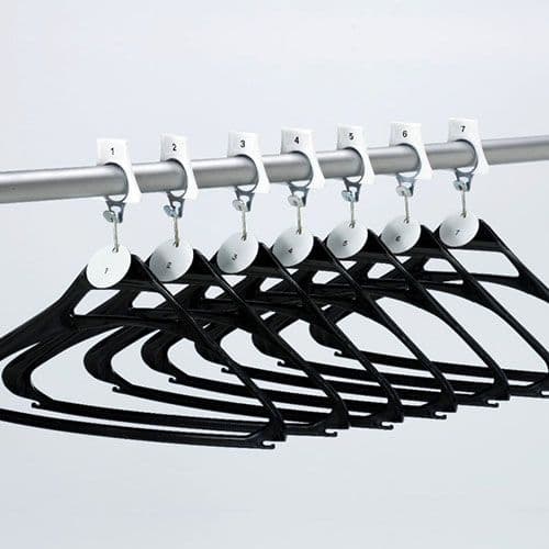 CSH Numbered Cloakroom Hangers