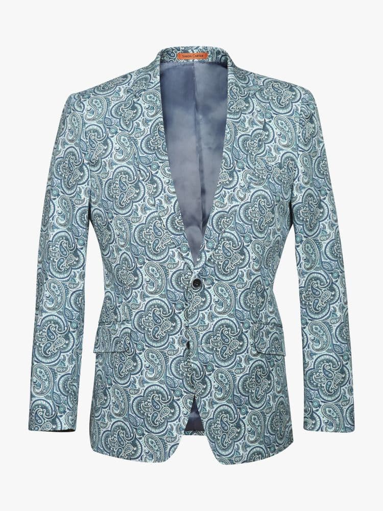 Blue Paisley Jacket