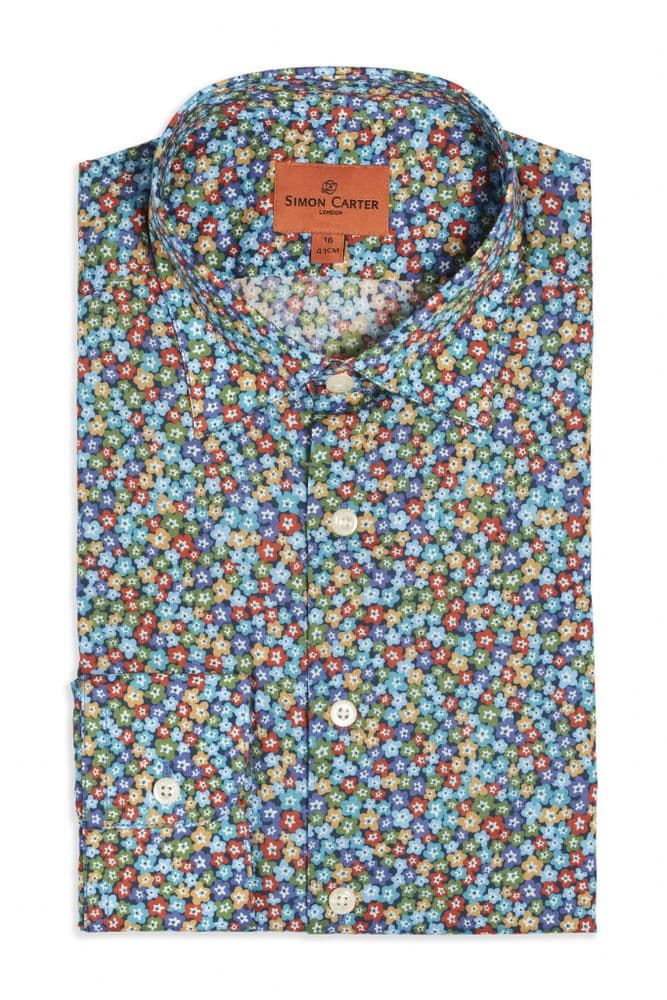 Floral Charm Shirt Made with Liberty Fabric