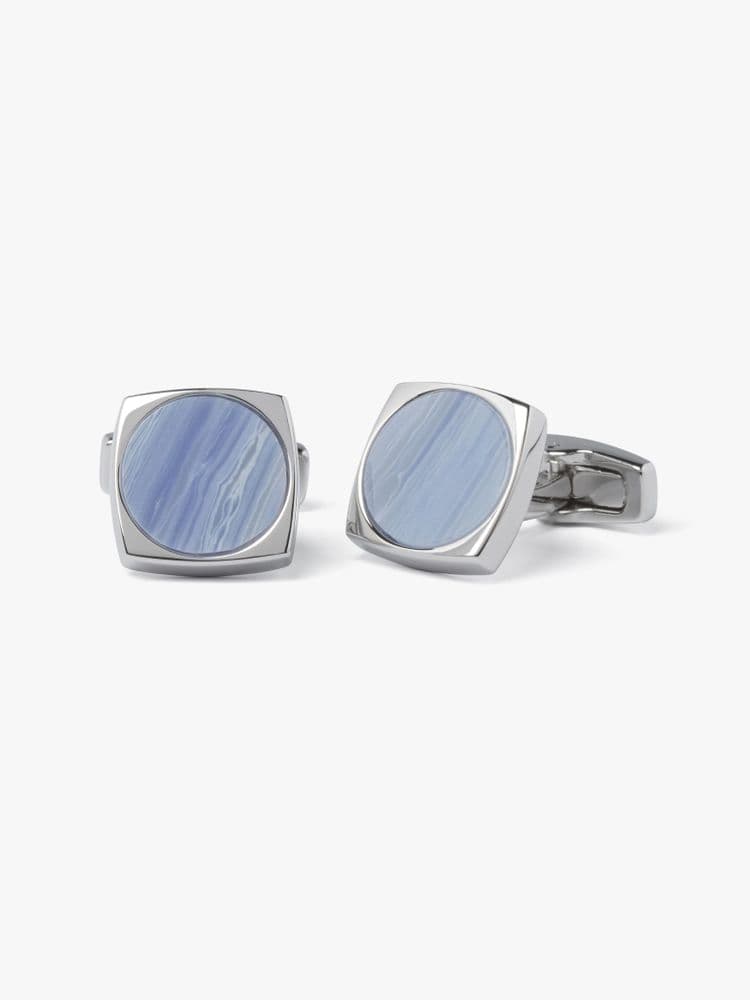 Largo Blue Lace Agate Cufflink