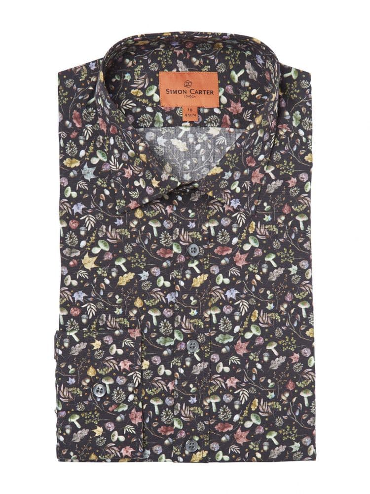 Simon Carter Dark Mushrooms Shirt