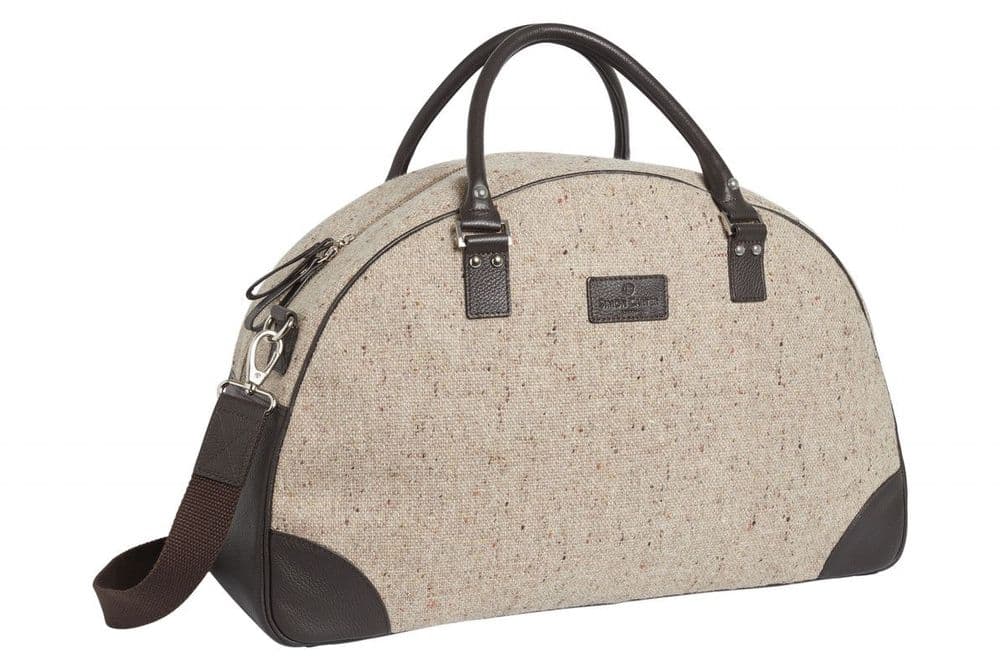 Simon Carter Folkestone Donegal Oatmeal Tweed Holdall