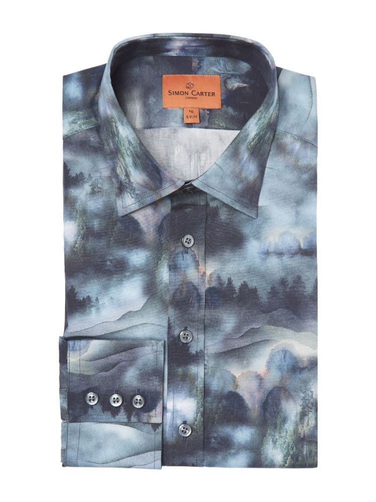 Simon Carter Inky Landscape Shirt