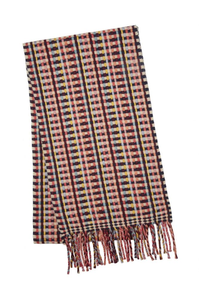 Simon Carter Merino Wool Basket Weave Scarf Allsorts