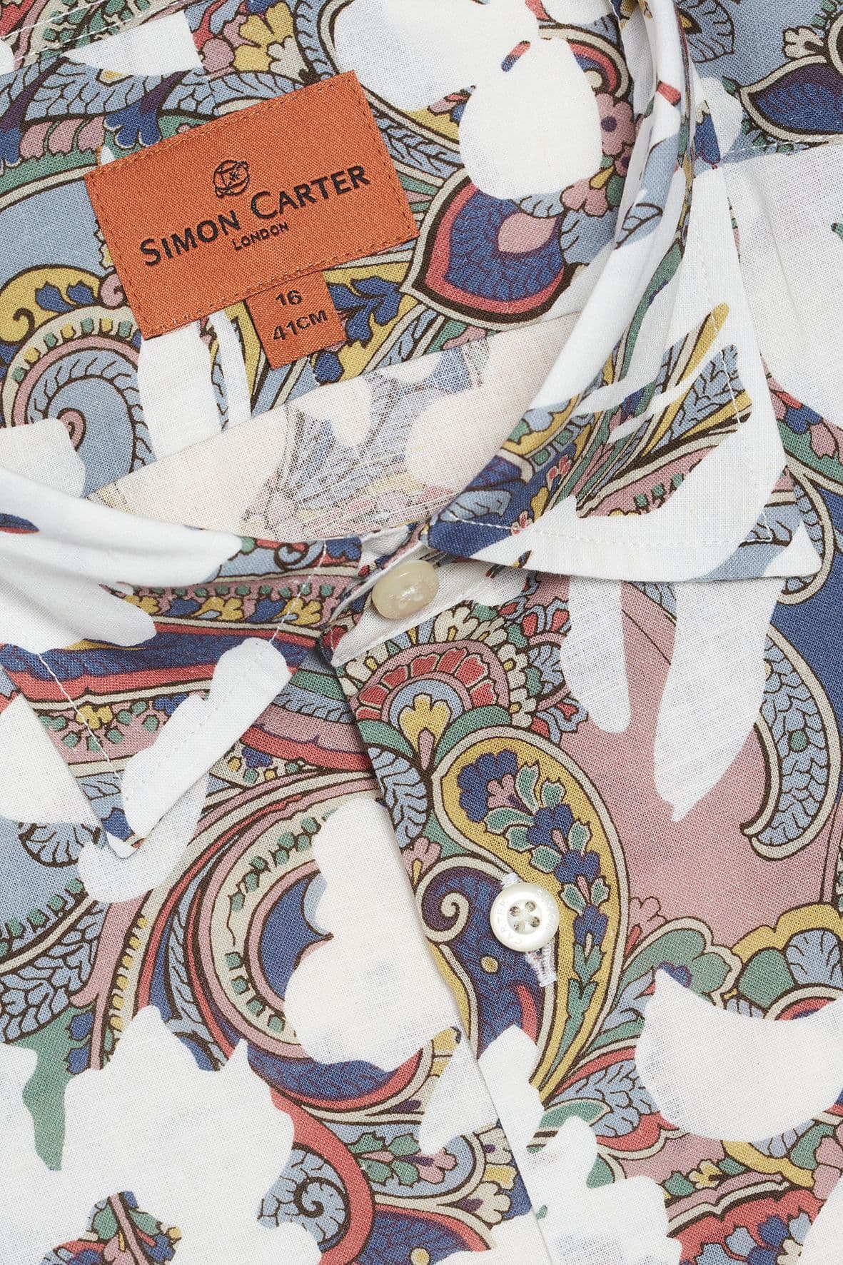 Simon Carter Paisley Stencil Shirt