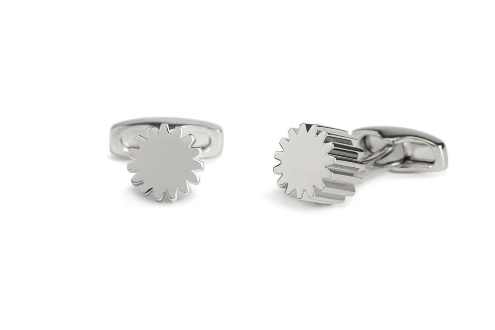 Simon Carter Shiny Cog Cufflink