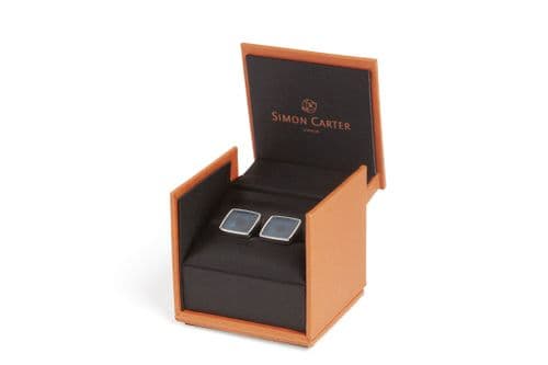 Sun Ray Navy Cufflink