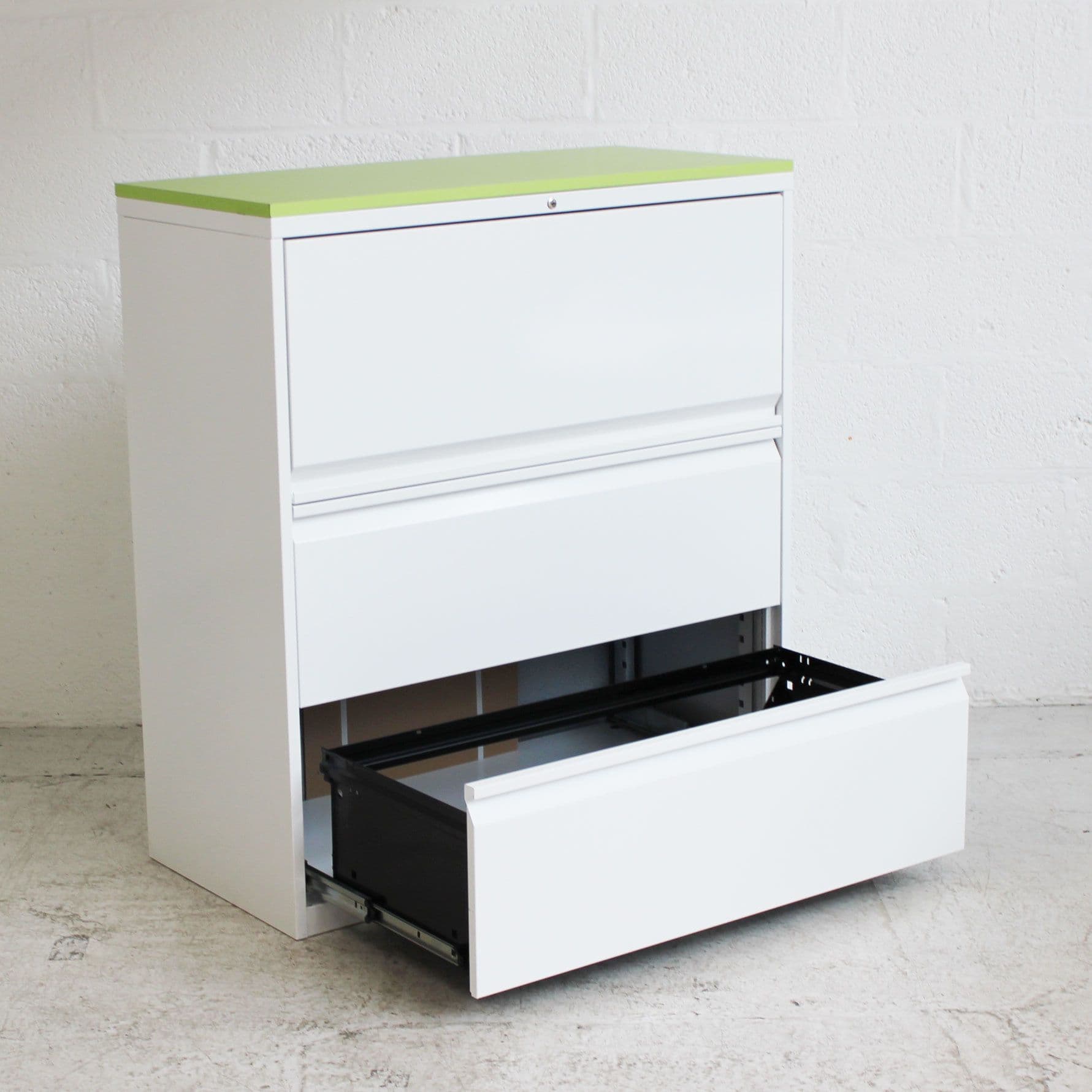 2 Drawer Side Filer with Open Top Storage | 2 drawer filing cabinet ...