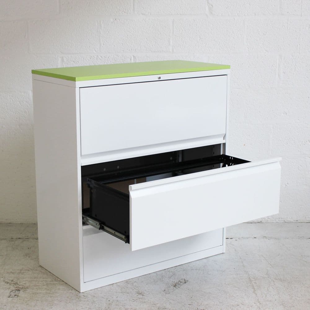 2 Drawer Side Filer with Open Top Storage | 2 drawer filing cabinet ...