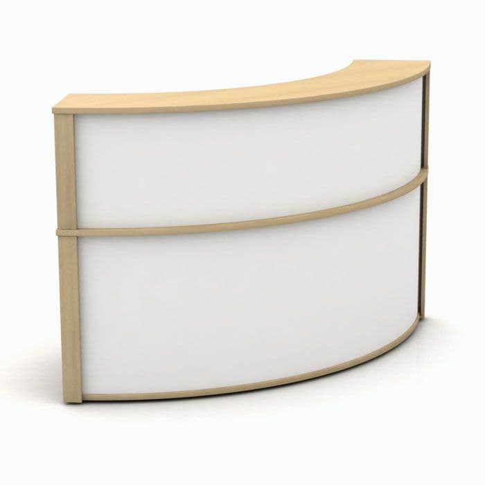 60 Degree Curved Modular Reception Desk | wooden reception desk ...