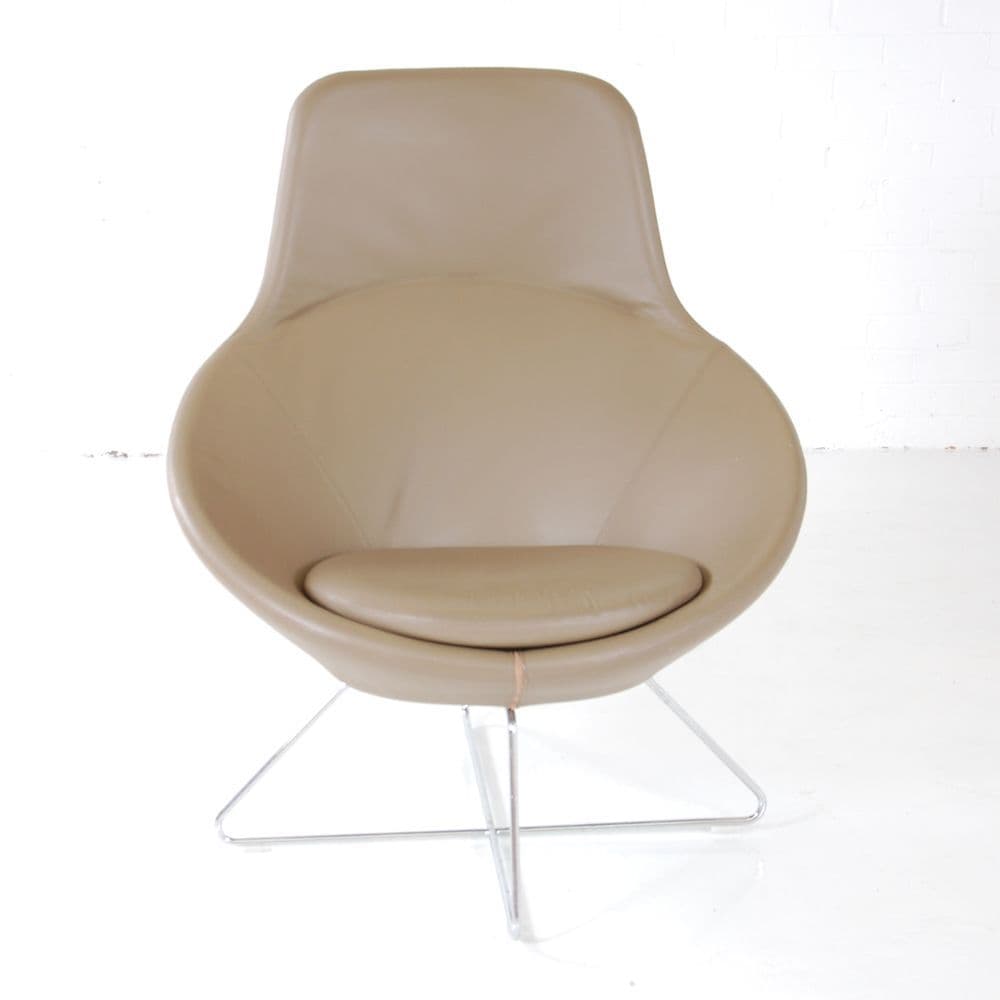 Allermuir Conic A632 | Leather Tub Chair | Luxury Soft Seating