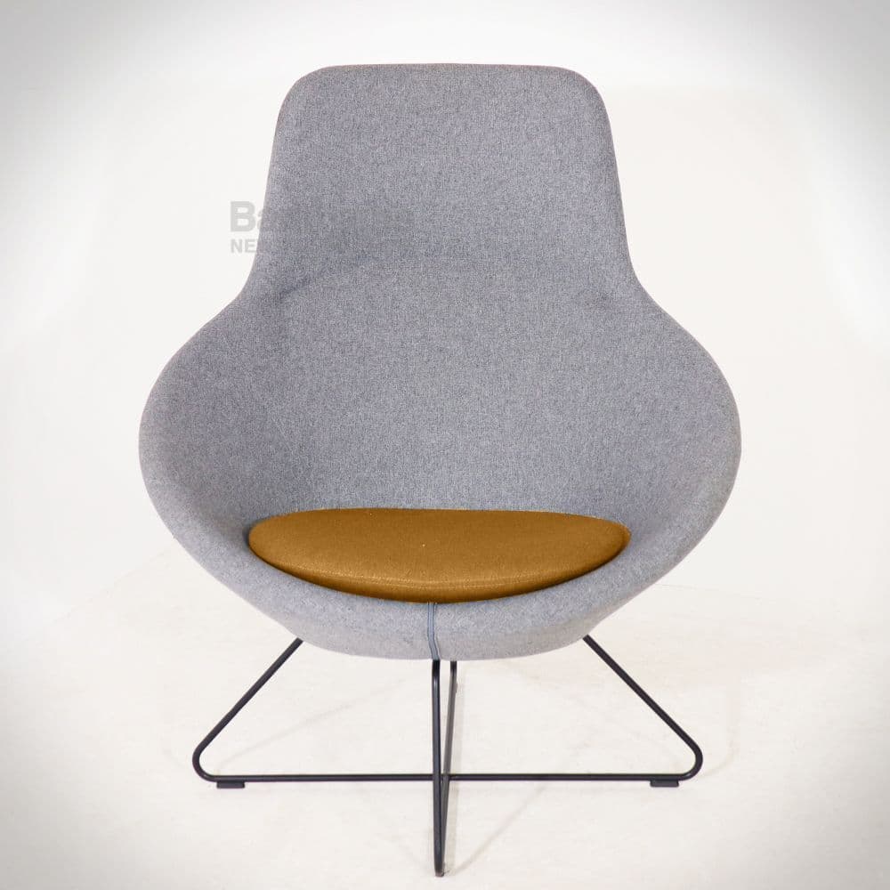 Allermuir Conic Open Lounge Chair - Grey| Yellow Conic Open Lounge ...