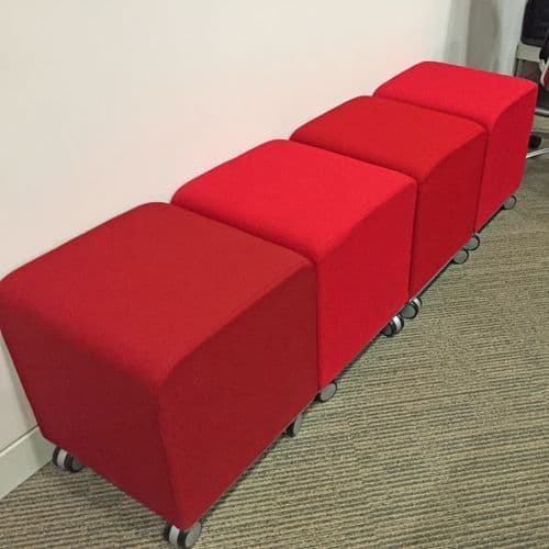 Allermuir 'Pause' Reception Stool/ Cubes | cube stool on wheels ...