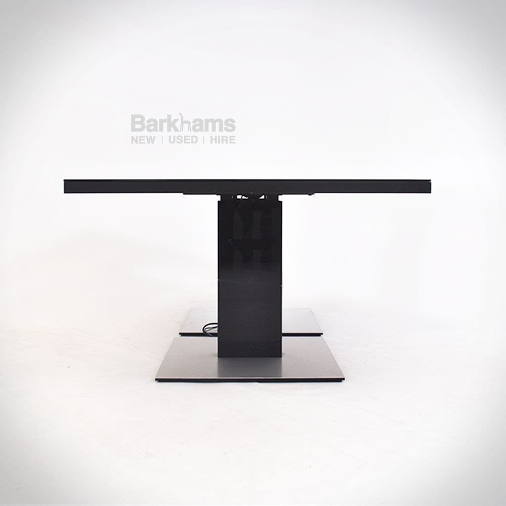 Bene P2 Meeting Table | Bene Gloss Black Meeting Table | Black Meeting ...