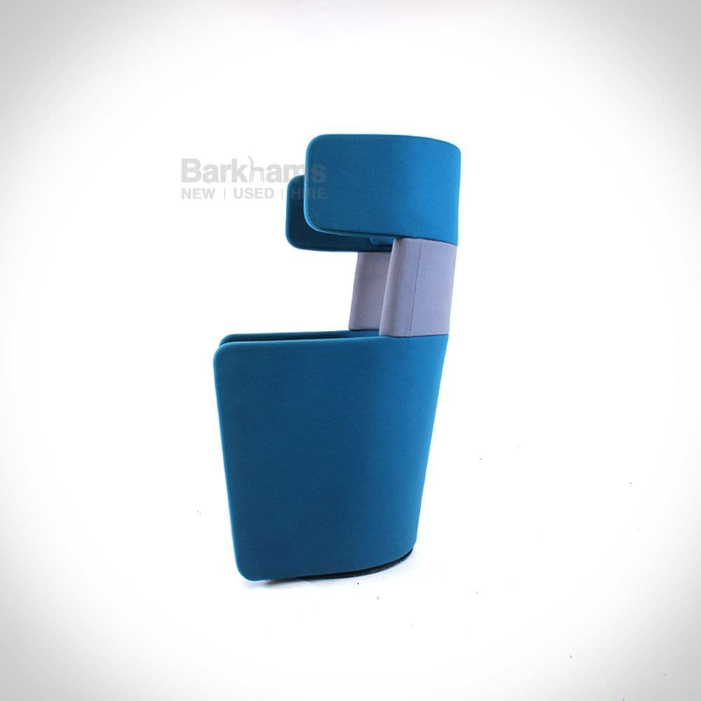 Bene Parcs Wing Chair | Bene Wing Chair | Blue Reception Chair