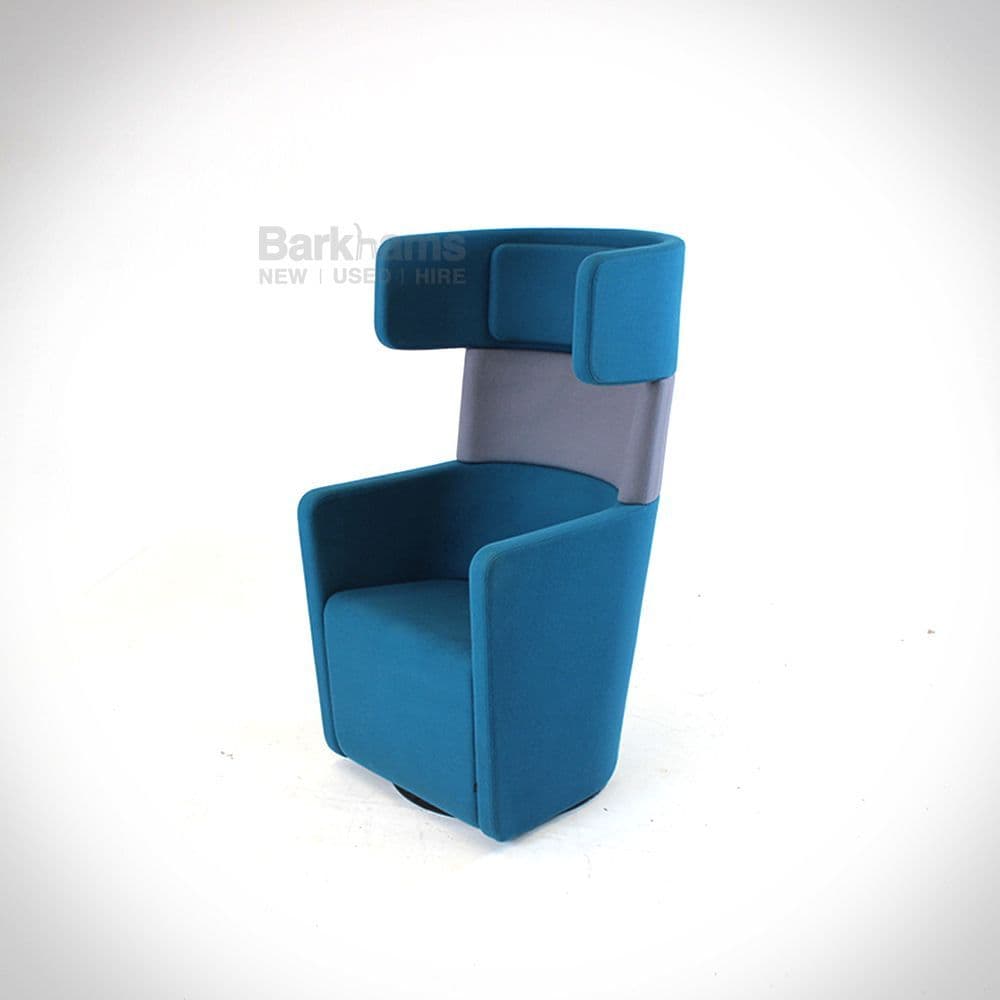 Bene Parcs Wing Chair | Bene Wing Chair | Blue Reception Chair
