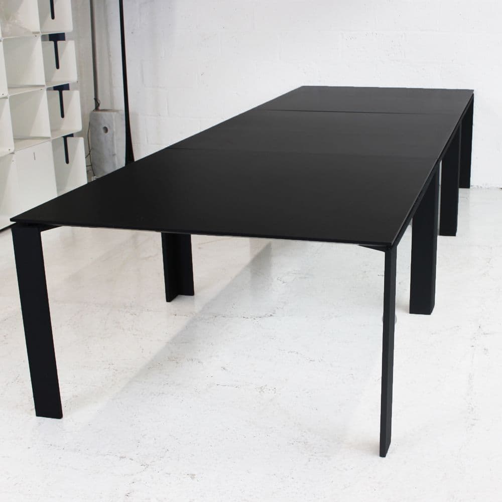 Black meeting table with Black Frame | black table | square table