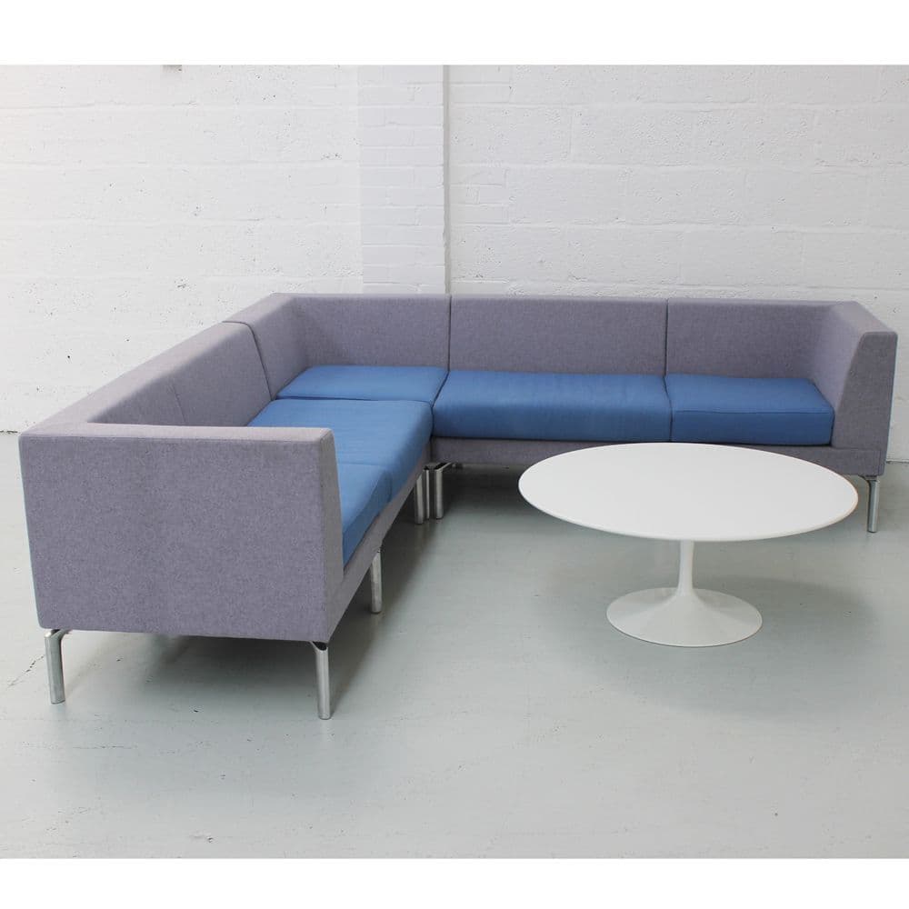 Boss Design Layla Landscape - Blue and Grey | L shaped sofa | corner sofa