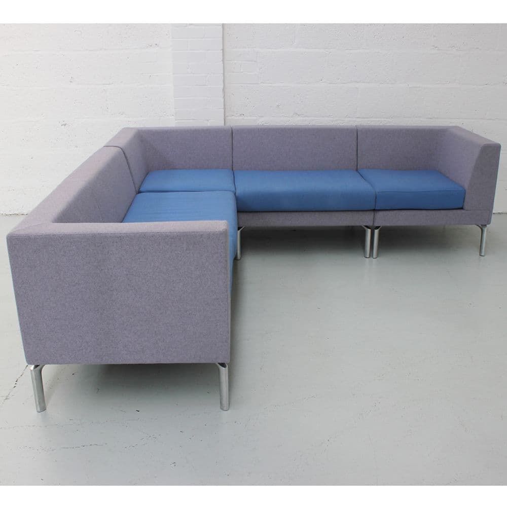Boss Design Layla Landscape - Blue and Grey | L shaped sofa | corner sofa