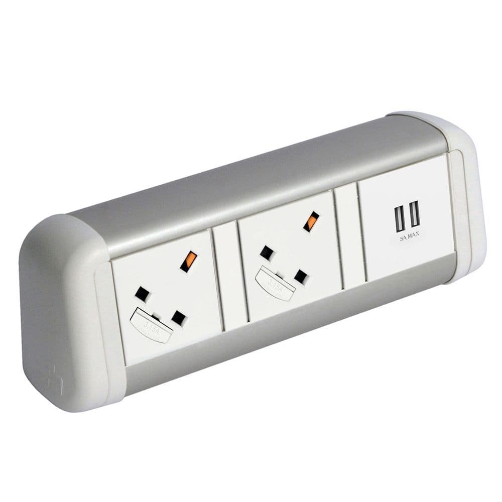 Contour Desk Power Module | Desk Top Power | Desk Plugs