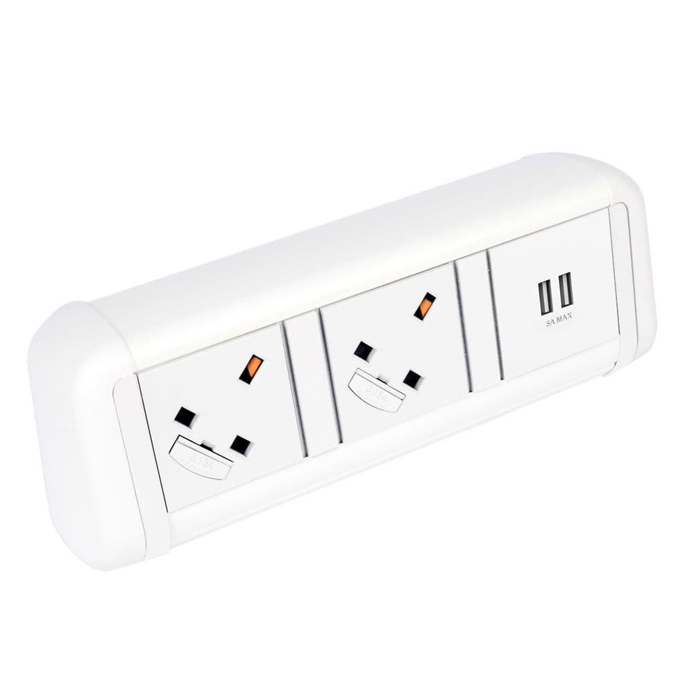 Contour Desk Power Module | Desk Top Power | Desk Plugs