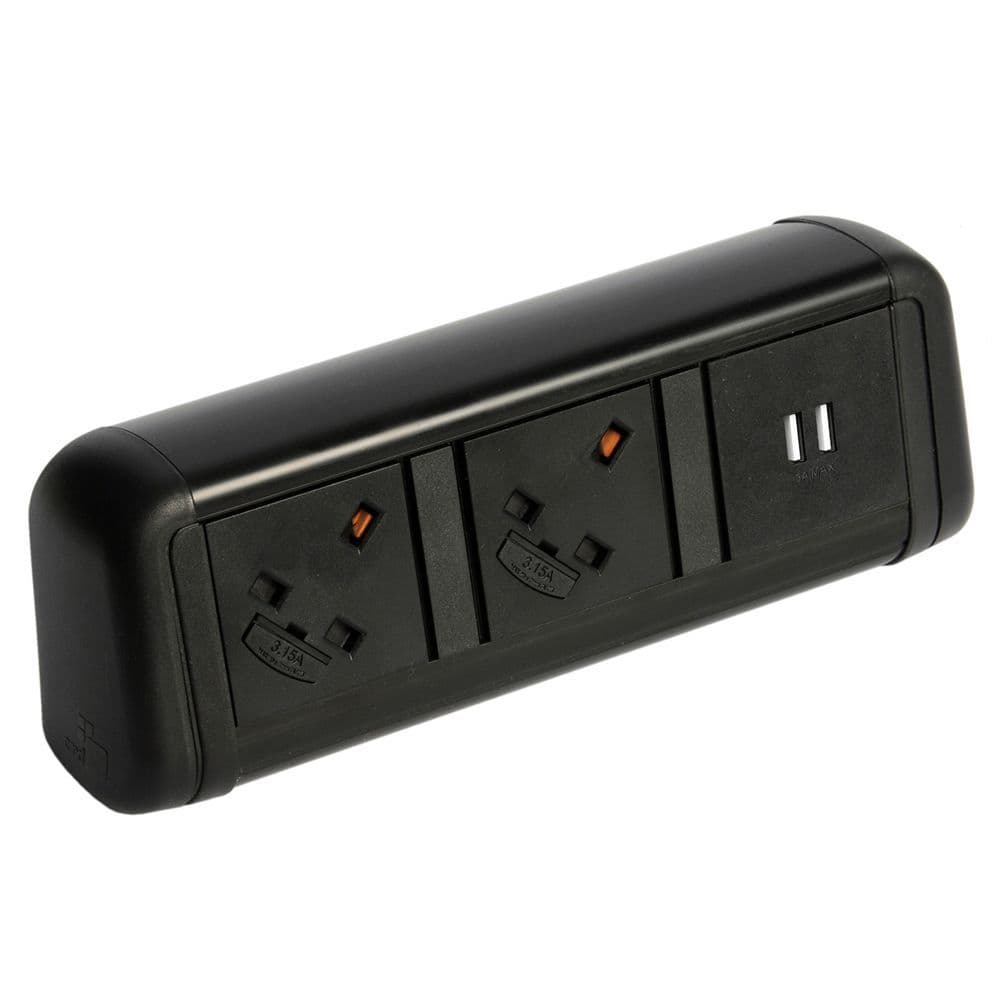 Contour Desk Power Module | Desk Top Power | Desk Plugs