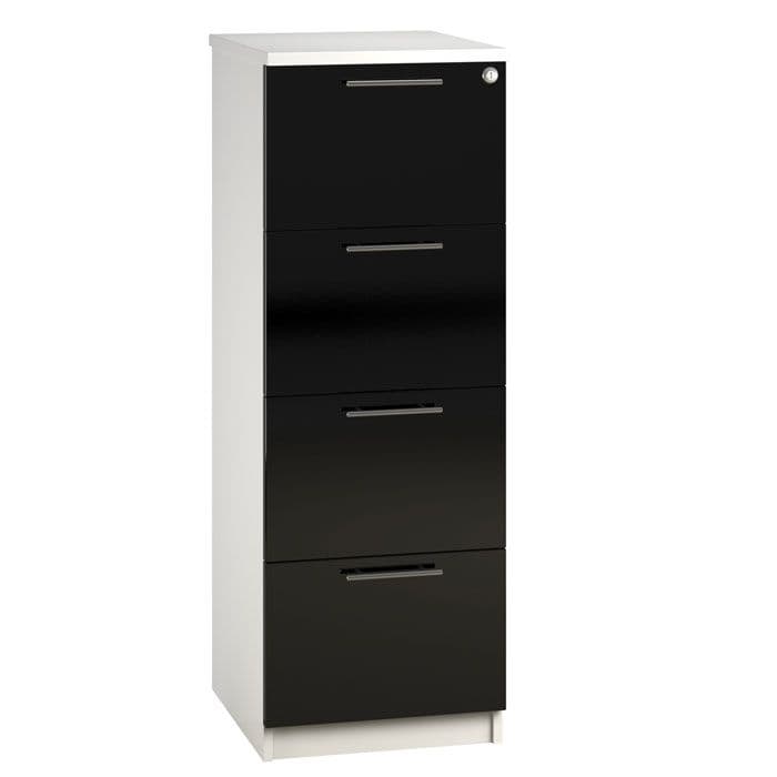 Contrasting Coloured Filing Cabinets | wooden office drawers | office ...
