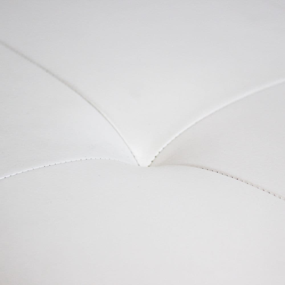 Davison Highley Aria Bench | White Leather Bench | Low Level Bench