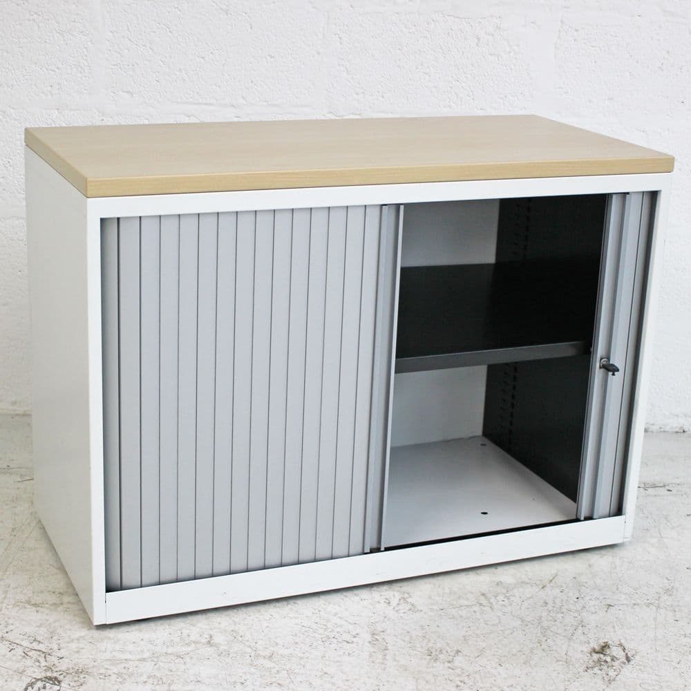 Double Door Tambour (1000mm wide) | Maple Tambour | Silver Roller Door ...