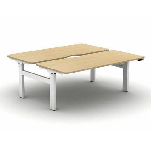 Electric Height Adjustable Bench Desk | standing bench desk | sit stand ...