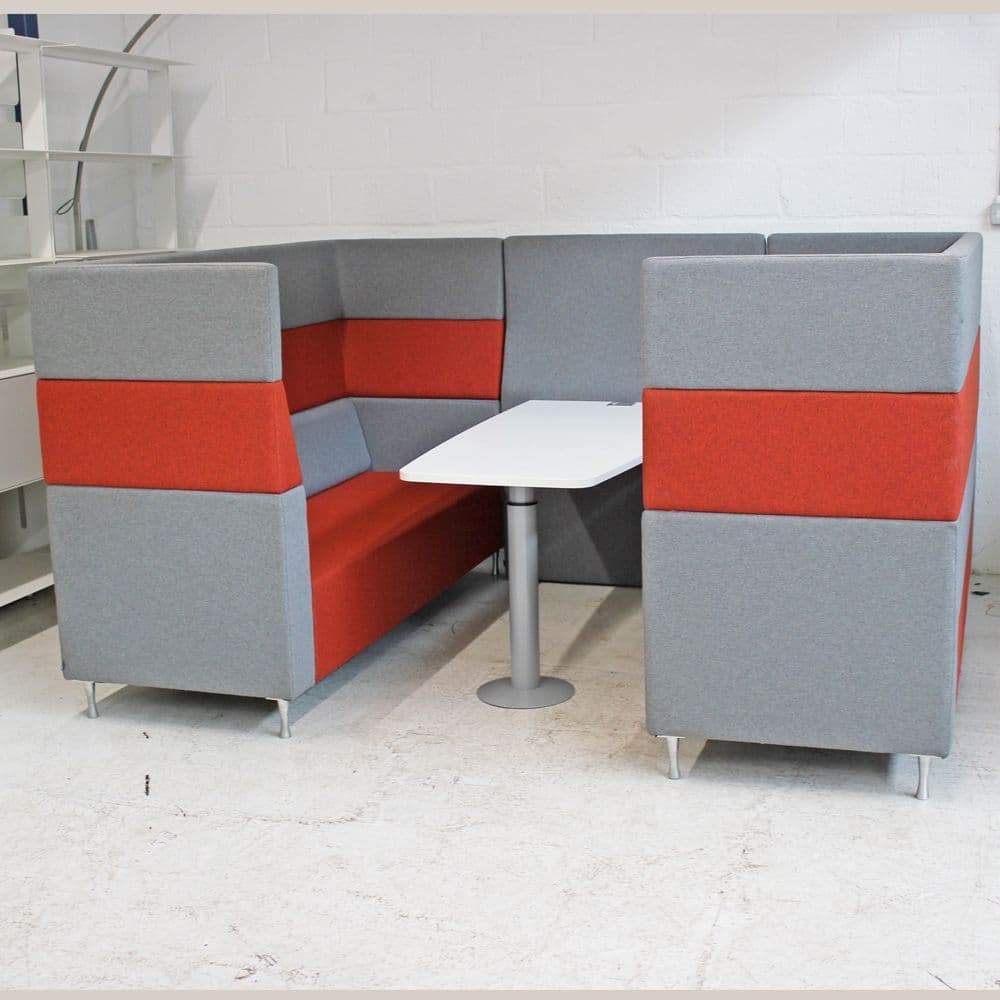 Elite Plus High Back Meeting Booth | Meeting Pod | Acoustic Meeting Booth