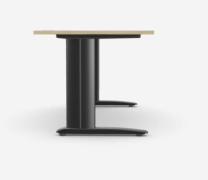 Flex 2.0 Cantilever Desk | New Cantilever Workstation Desk with Cable ...