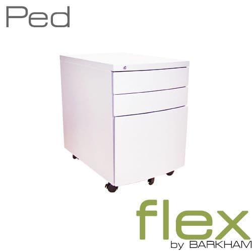Flex | New White Pedestal | white under desk drawers | small filing drawers