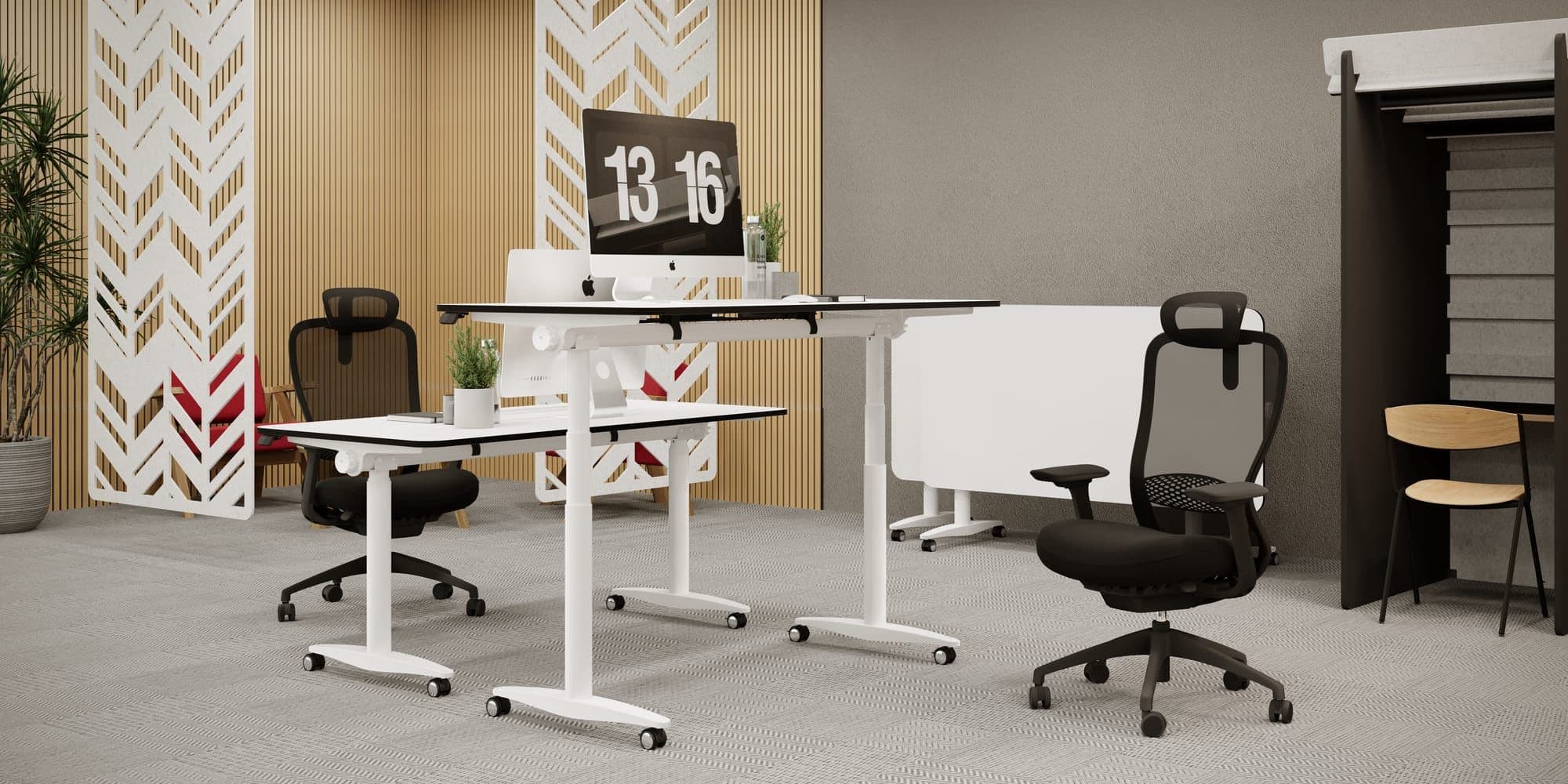 FlipMe Sit-Stand Whiteboard Table | New Sit-Stand Meeting Table with ...