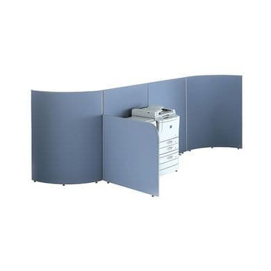 Floor Standing Screen 2.1 Non Pinnable | curved office dividers ...