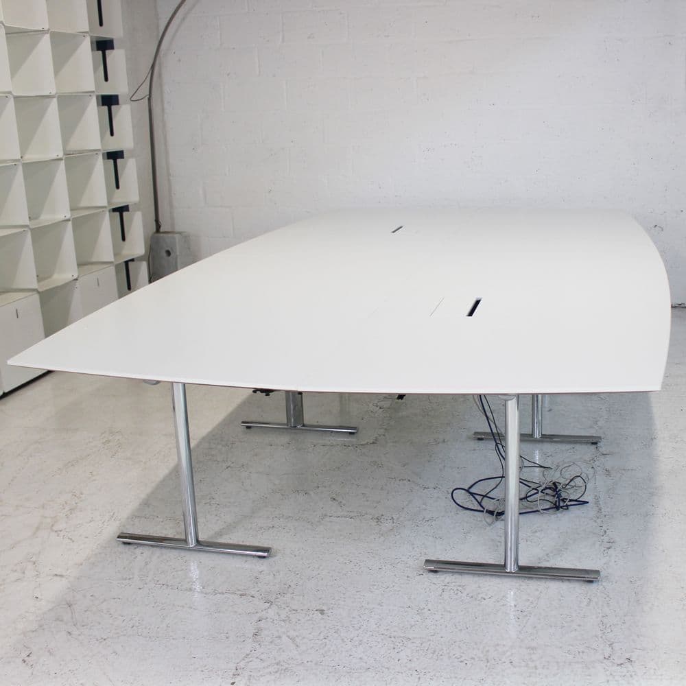 Four Piece Folding Boardroom table | white meeting table | large ...