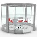 Free Standing Circular Meeting Pod | office meeting room | freestanding ...