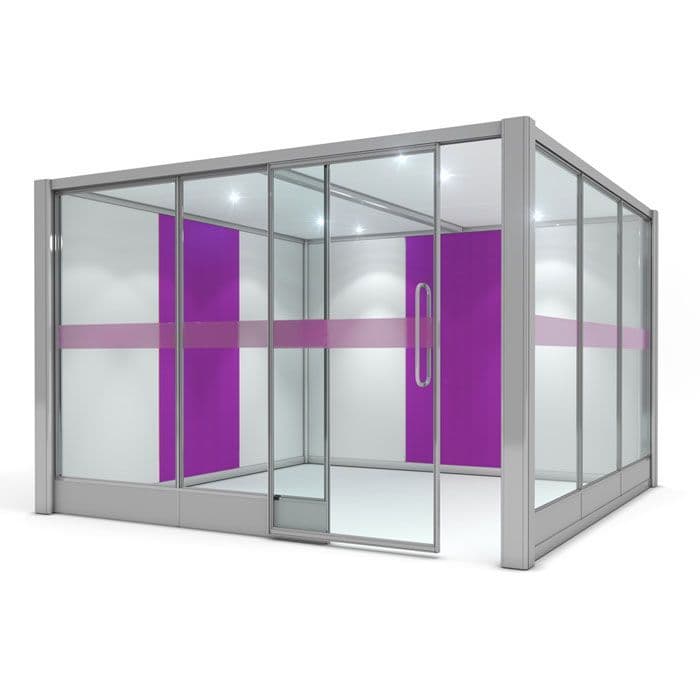 Free Standing Square Meeting Pod | free standing meeting room | office ...