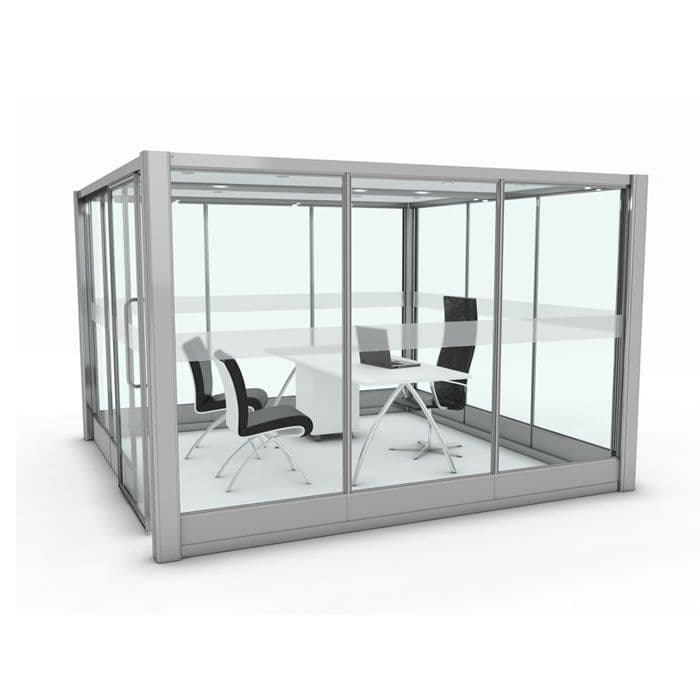 Free Standing Square Meeting Pod | free standing meeting room | office ...