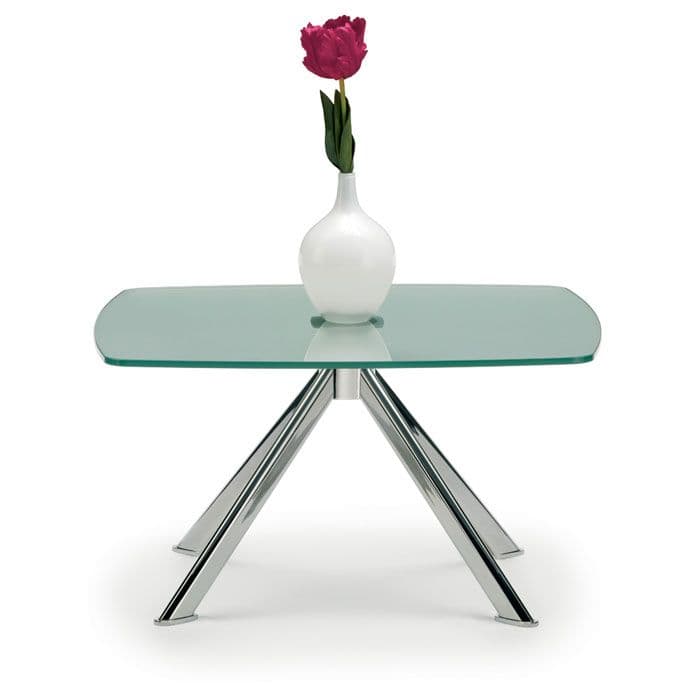Frosted Glass Reception Table | table for waiting area | glass and ...