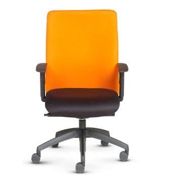 Fully Upholstered Task Chair | chair on wheels | computer chair with ...