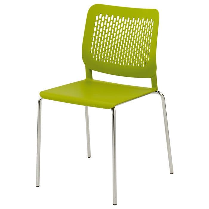 Funky Plastic Stacking Chair | plastic caf_ chair | colourful ...
