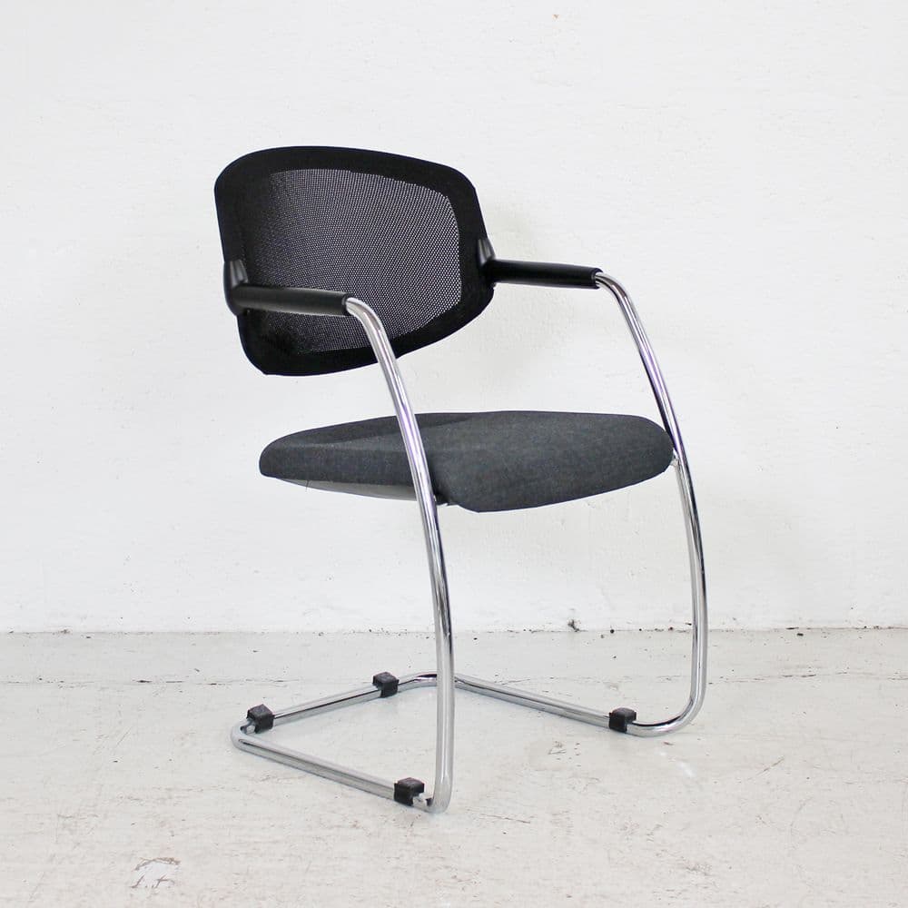 Giroflex G16 - Dark Grey | Mesh Back Chair | Mesh Meeting Chair