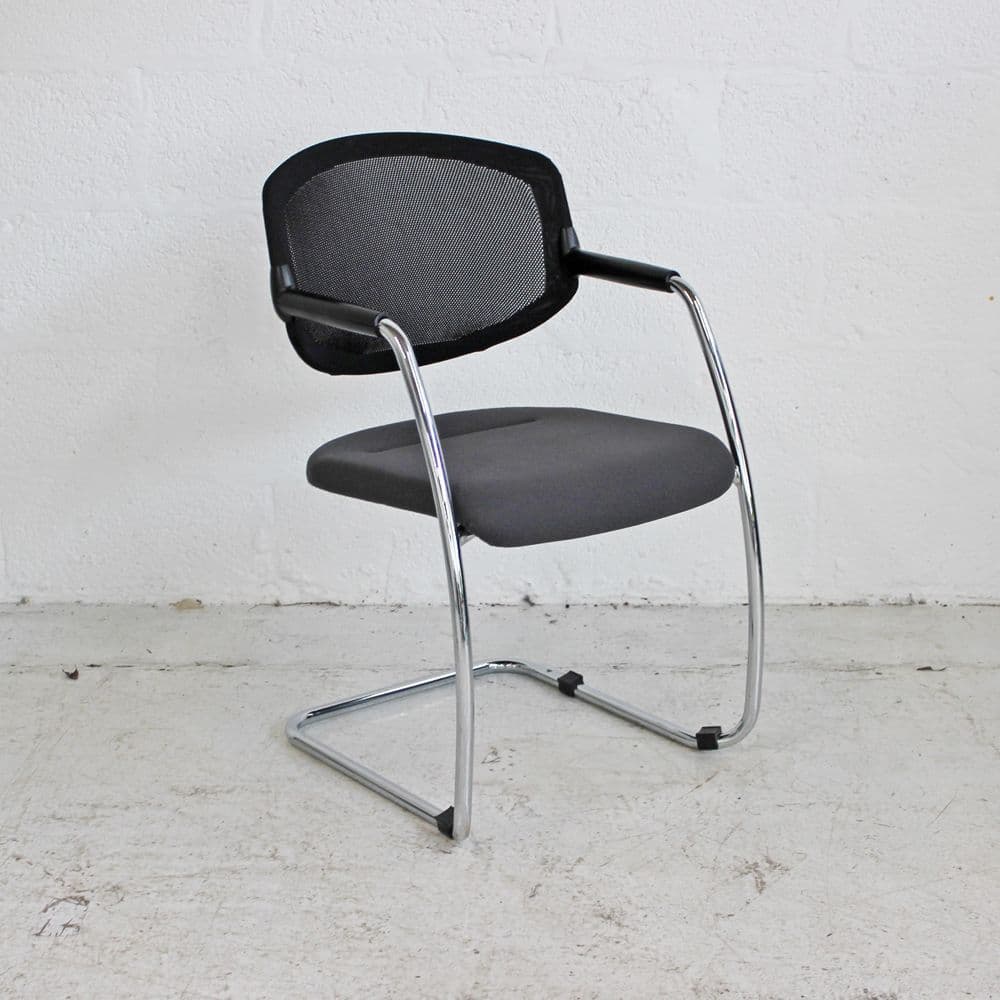 Giroflex G16 - Light Grey | Mesh Back Chair | Mesh Meeting Chair