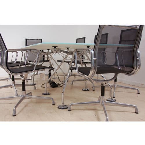 Glass Tecno Nomos Foster Boardroom Table by Sir Norman Foster