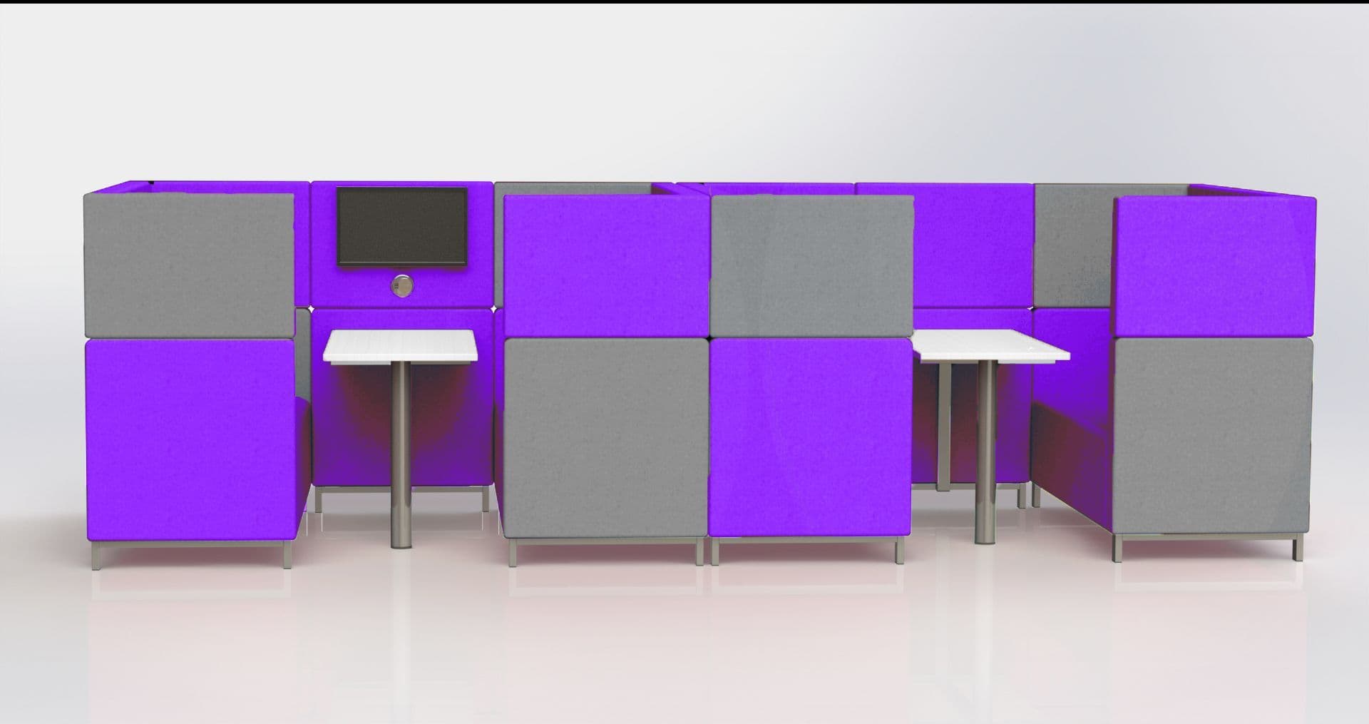 Grand Piano Fully Enclosed Booth | office meeting pod | meeting booth