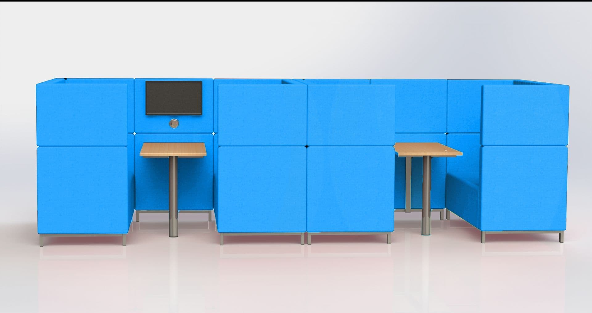 Grand Piano Fully Enclosed Booth | office meeting pod | meeting booth