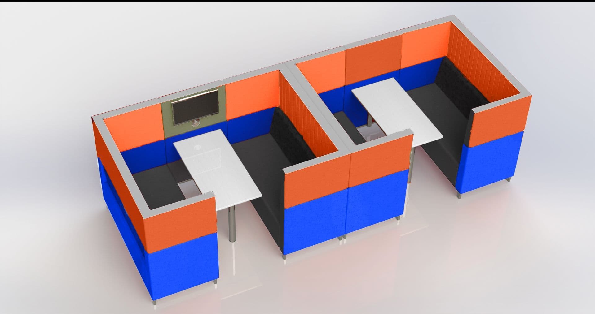 Grand Piano Fully Enclosed Booth | office meeting pod | meeting booth