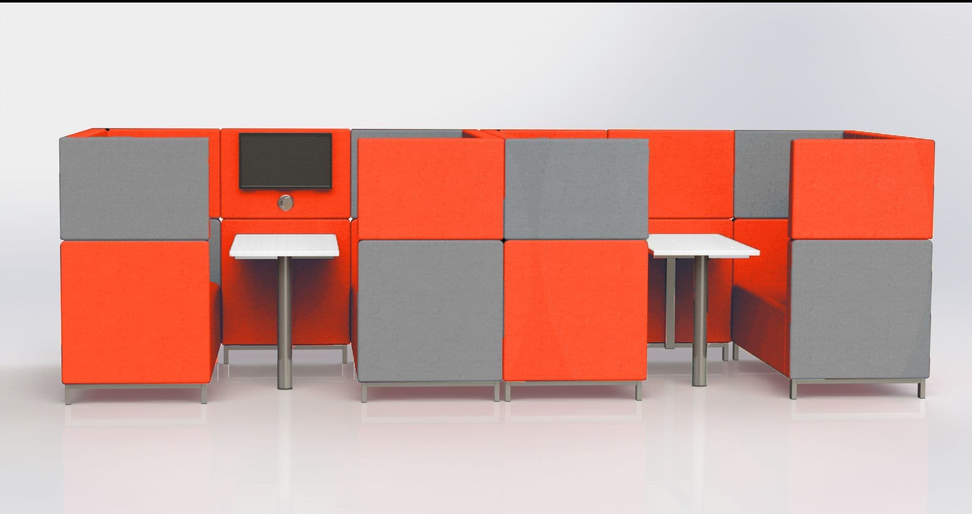 Grand Piano Fully Enclosed Booth | office meeting pod | meeting booth